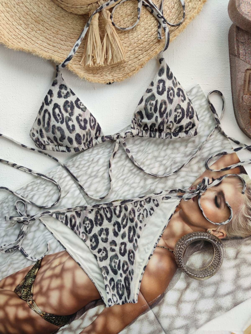 EMPORIO ARMANI Купальник треугольник и плавки бразилианы люрекс ...